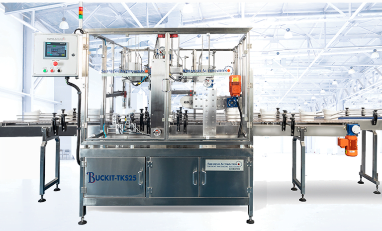Bucket Lid Denester and Top Conveyor | Shemesh Automation