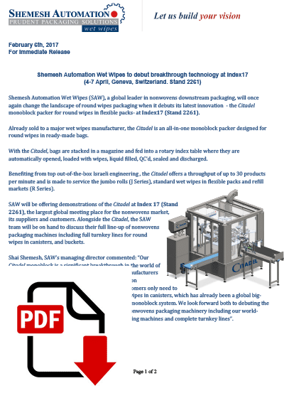 Shemesh debuts Citadel at Index17 - Shemesh Automation